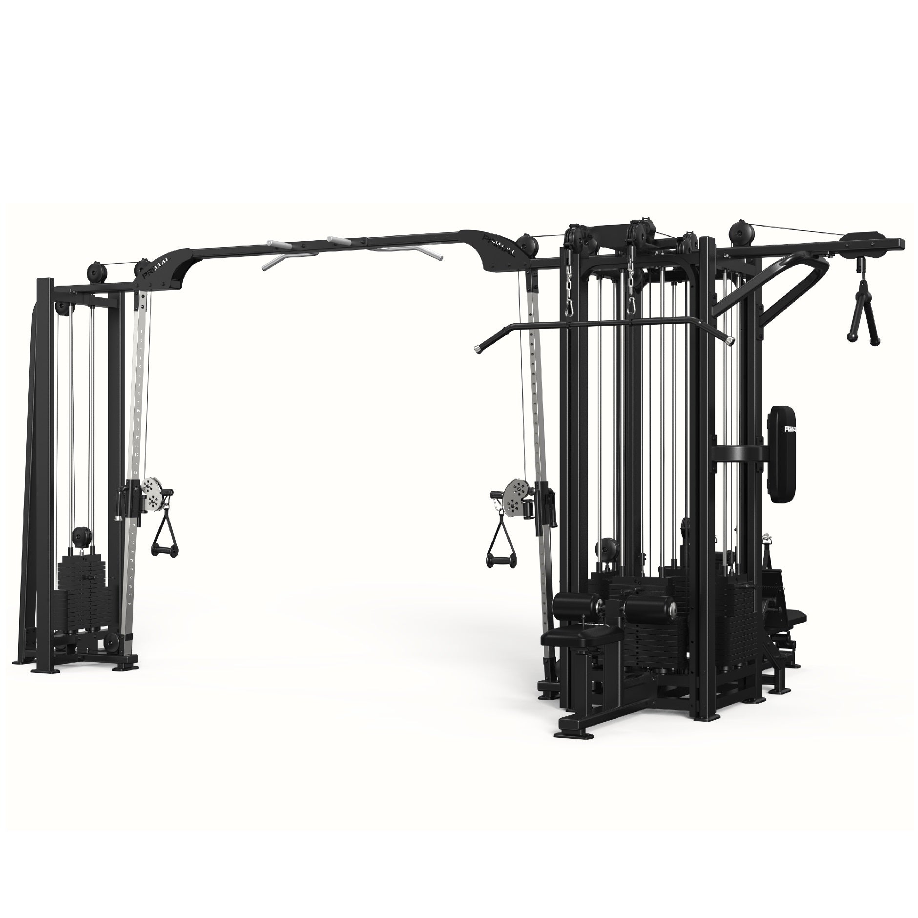 Primal Performance Series 5-Station Multi-Stack Gym – StrengthX